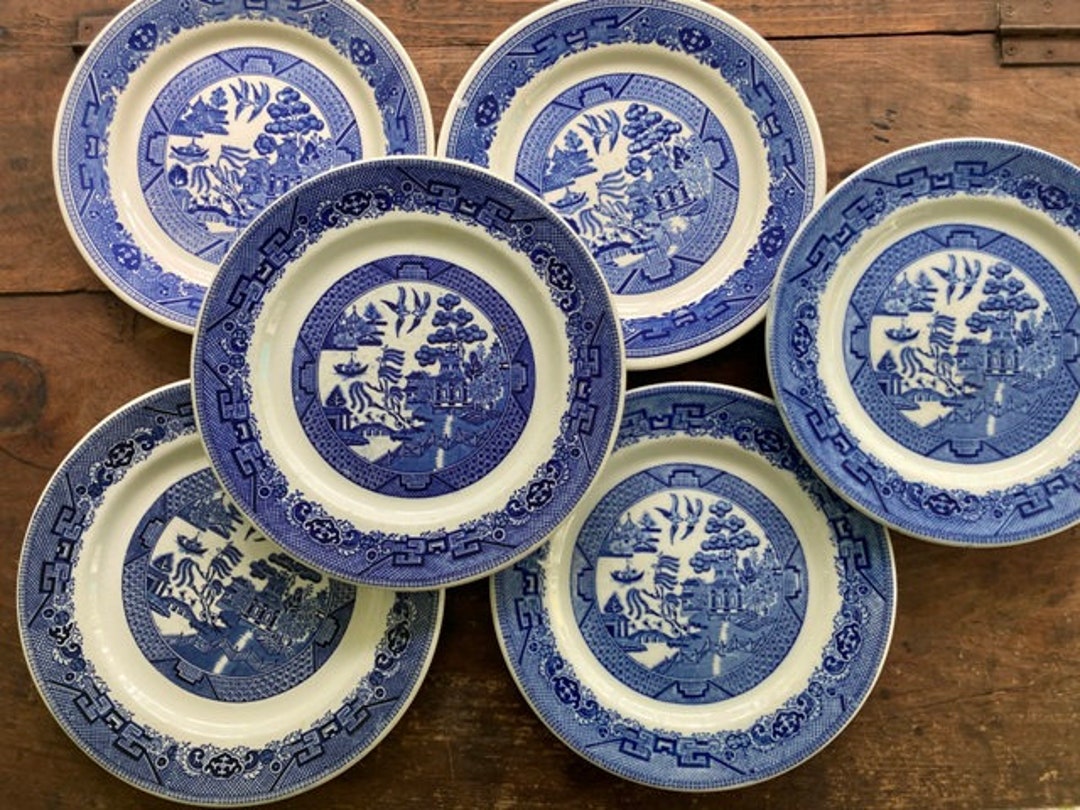 Vintage Blue Willow Grindley Hotel Ware Buffalo China Dinner Plate YOUR ...