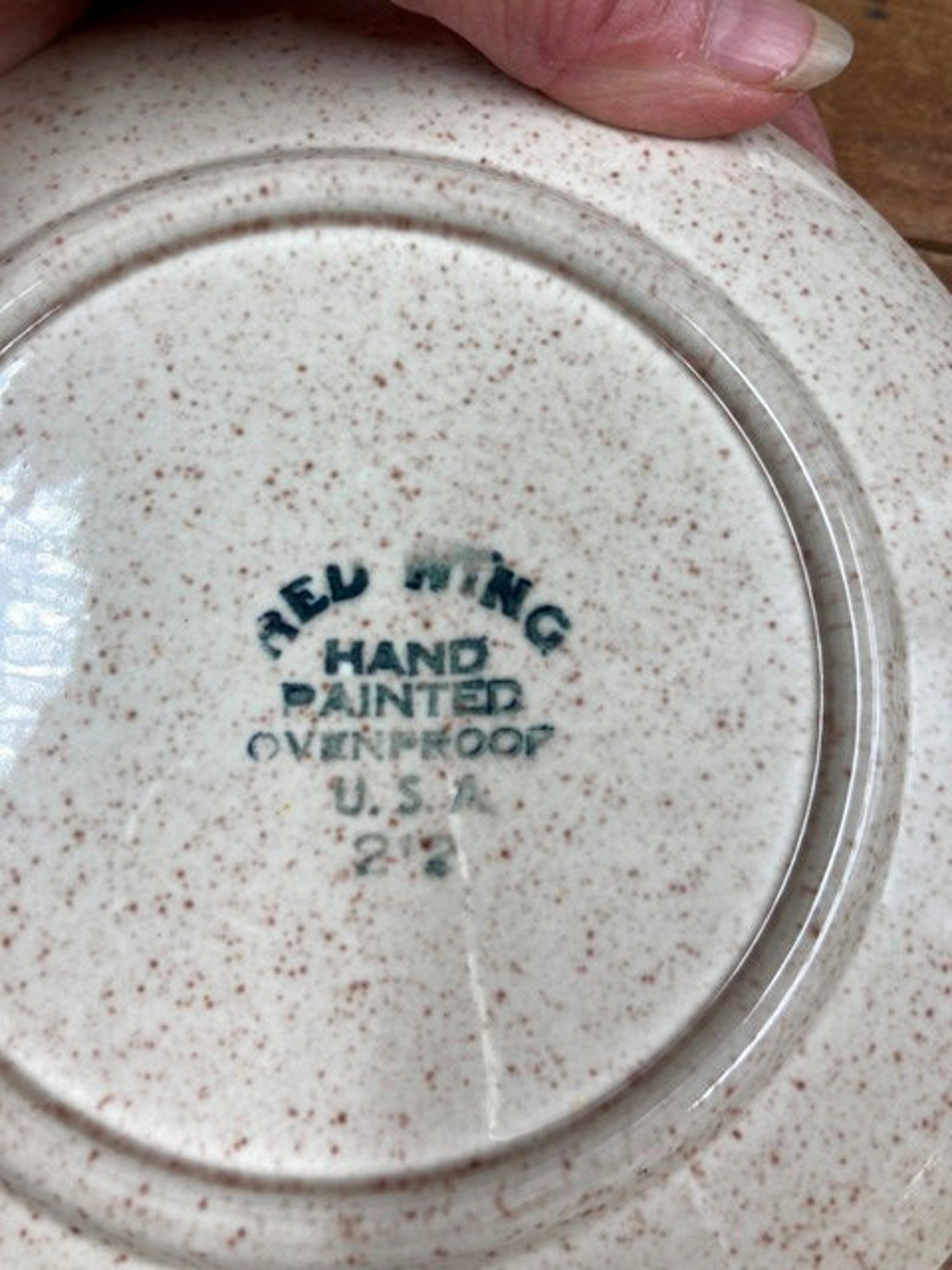 Red Wing China Bob White Pattern Dinner Plates Bread Butter | Etsy