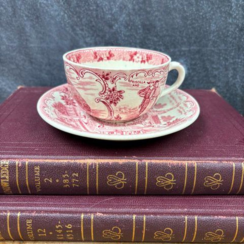 Red Tea Cups - Etsy