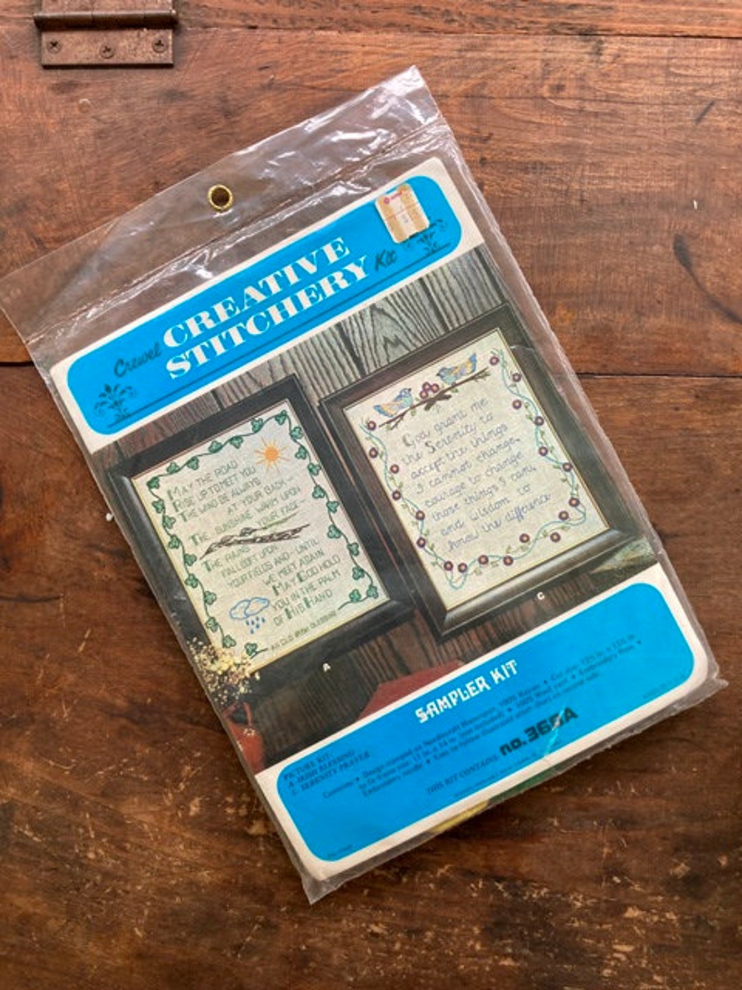 Vintage Crewel Kit Crewel Creative Stitchery Kit an Old Irish - Etsy