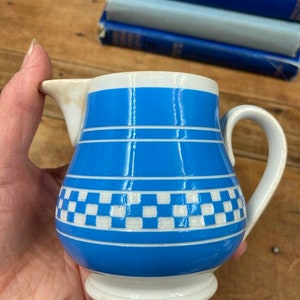 Villeroy & Boch Small or Medium Sized Pitcher Dresden Checker Ware Blue ...
