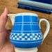 Villeroy & Boch Small or Medium Sized Pitcher Dresden Checker Ware Blue ...