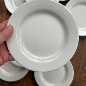 Vintage Ultima Stoneware Plate: White Bread Plate, Rustic Farmhouse ...