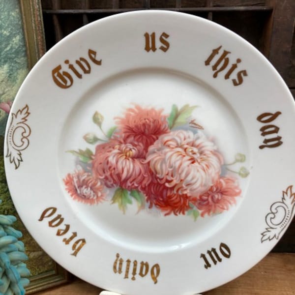 Give Us This Day Our Daily Bread Vintage Plate - Etsy