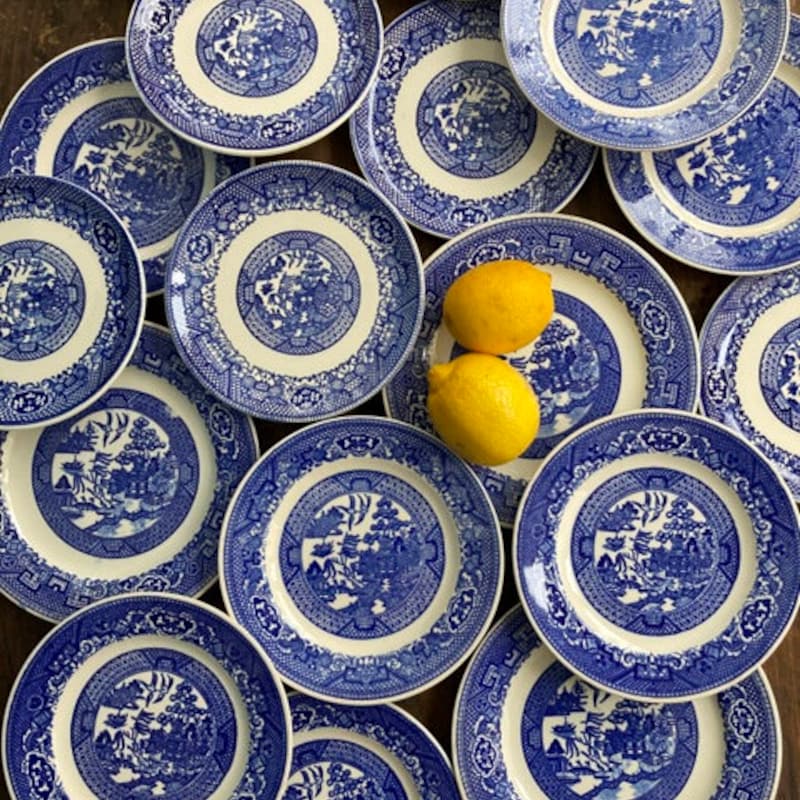 Willow Pattern Plate - Etsy