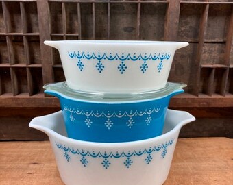 Pyrex Snowflake Garland - Etsy