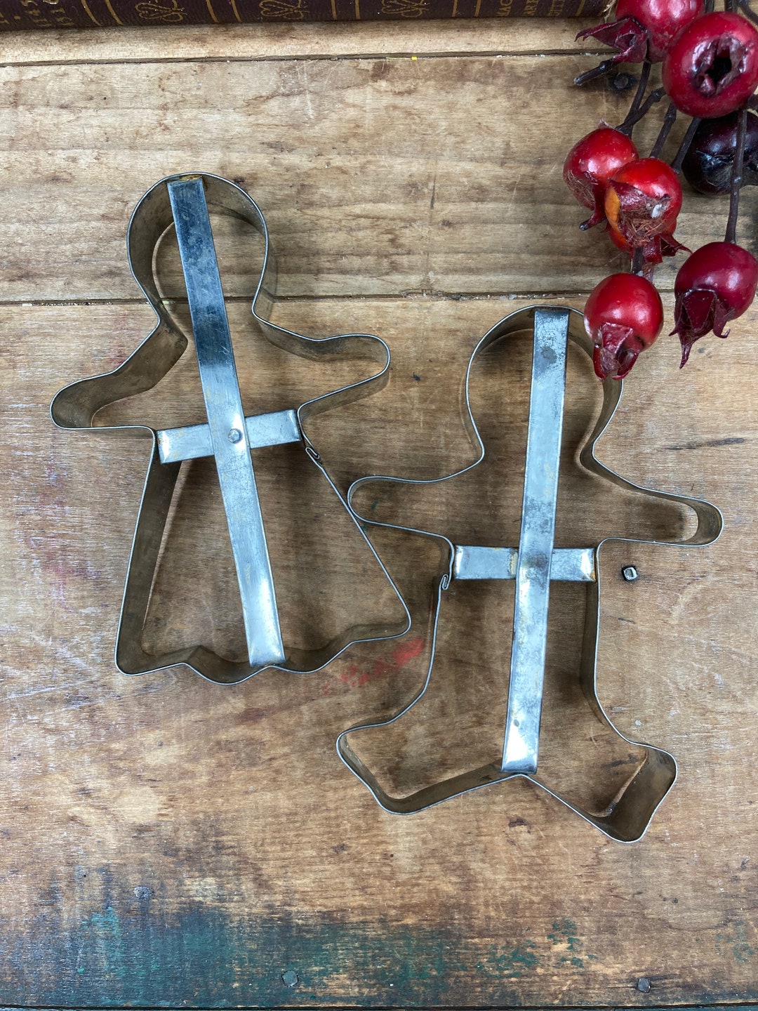 Gingerbread Man Cookie Cutter Set Gingerbread Man & Women - Etsy