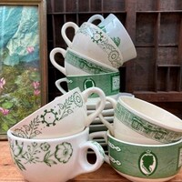 Green Transferware - Etsy