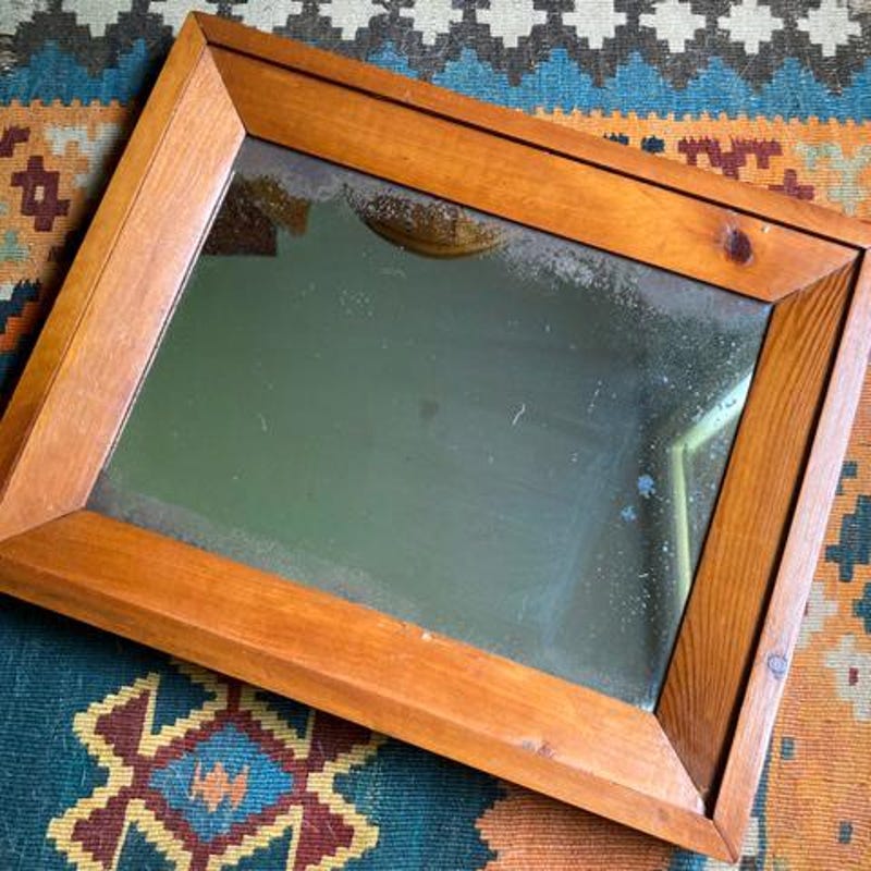 Primitive Mirror - Etsy