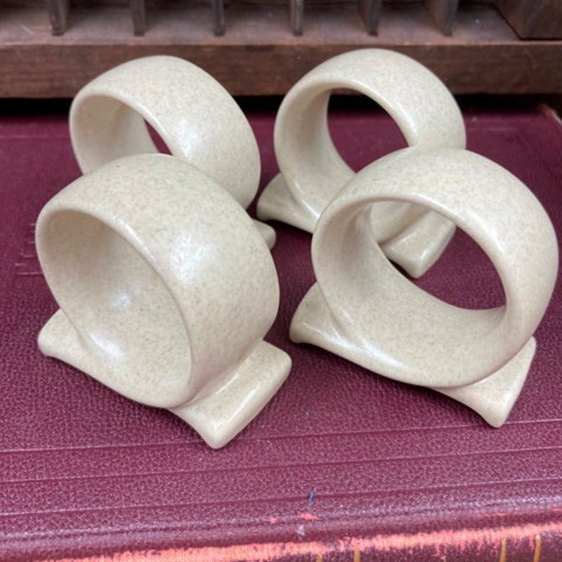 Ceramic Napkin Rings - Etsy