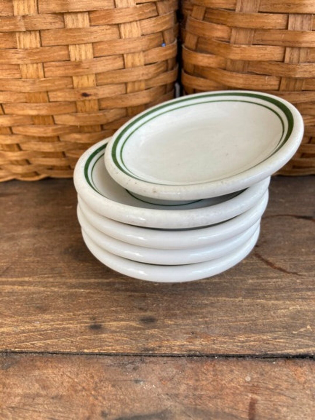 Butter Pat Vintage Diner Ware or Hotel Ware ONE Dish Collectible Rustic ...