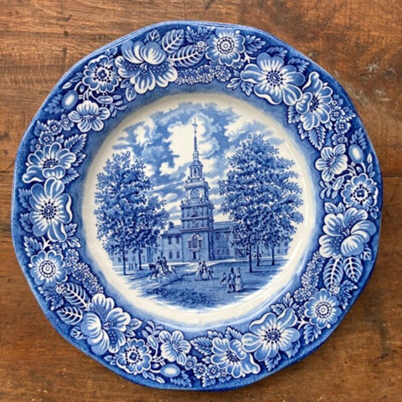 Liberty Blue Plate - Etsy