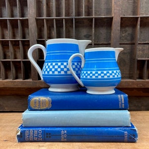 Villeroy & Boch Small or Medium Sized Pitcher Dresden Checker Ware Blue ...