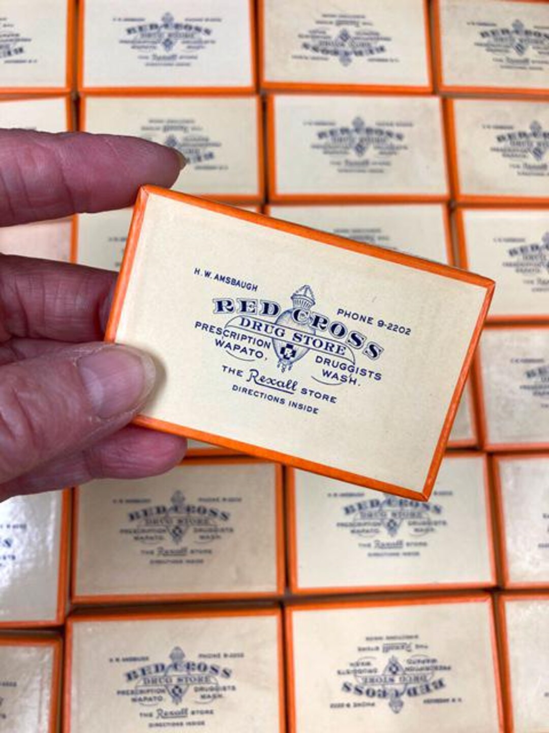 Vintage Pharmacy Boxes Antique Drug Store 2 Cardboard Medication ...