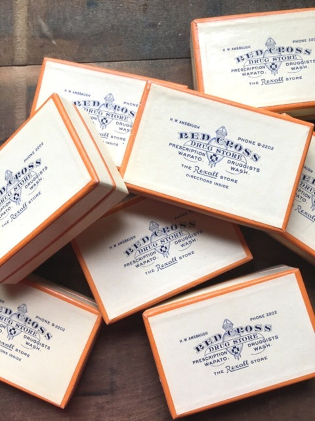 Vintage Pharmacy Boxes Antique Drug Store 2 Cardboard - Etsy