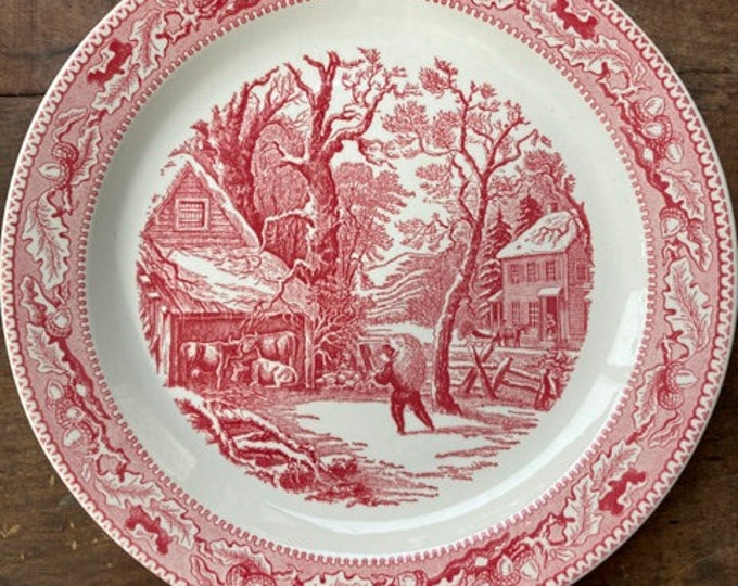 Vintage Memory Lane Royal China Large Chop Plate or Round Platter 12 ...