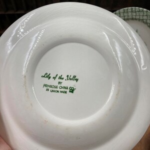Lily of the Valley China Primrose China Company Your Choice of Plate or ...
