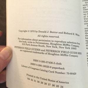 Insects Peterson Field Guides by Donald J Borror Richard E White ...