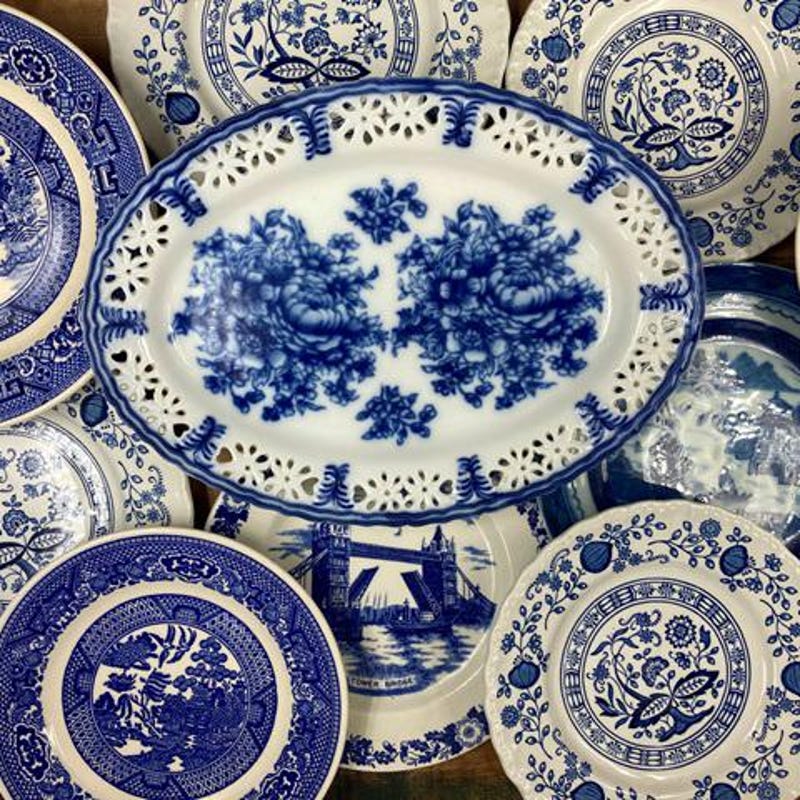 Blue Willow Dishes - Etsy