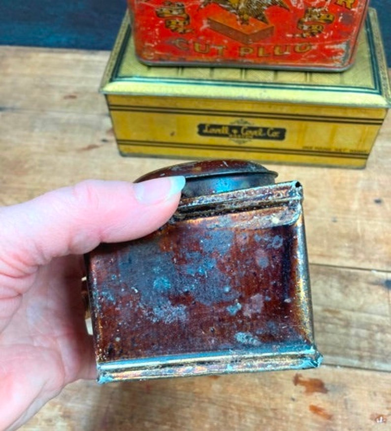 Red and Gold Tins Three Vintage Tins Spice Tin Cu Plug Tin the - Etsy