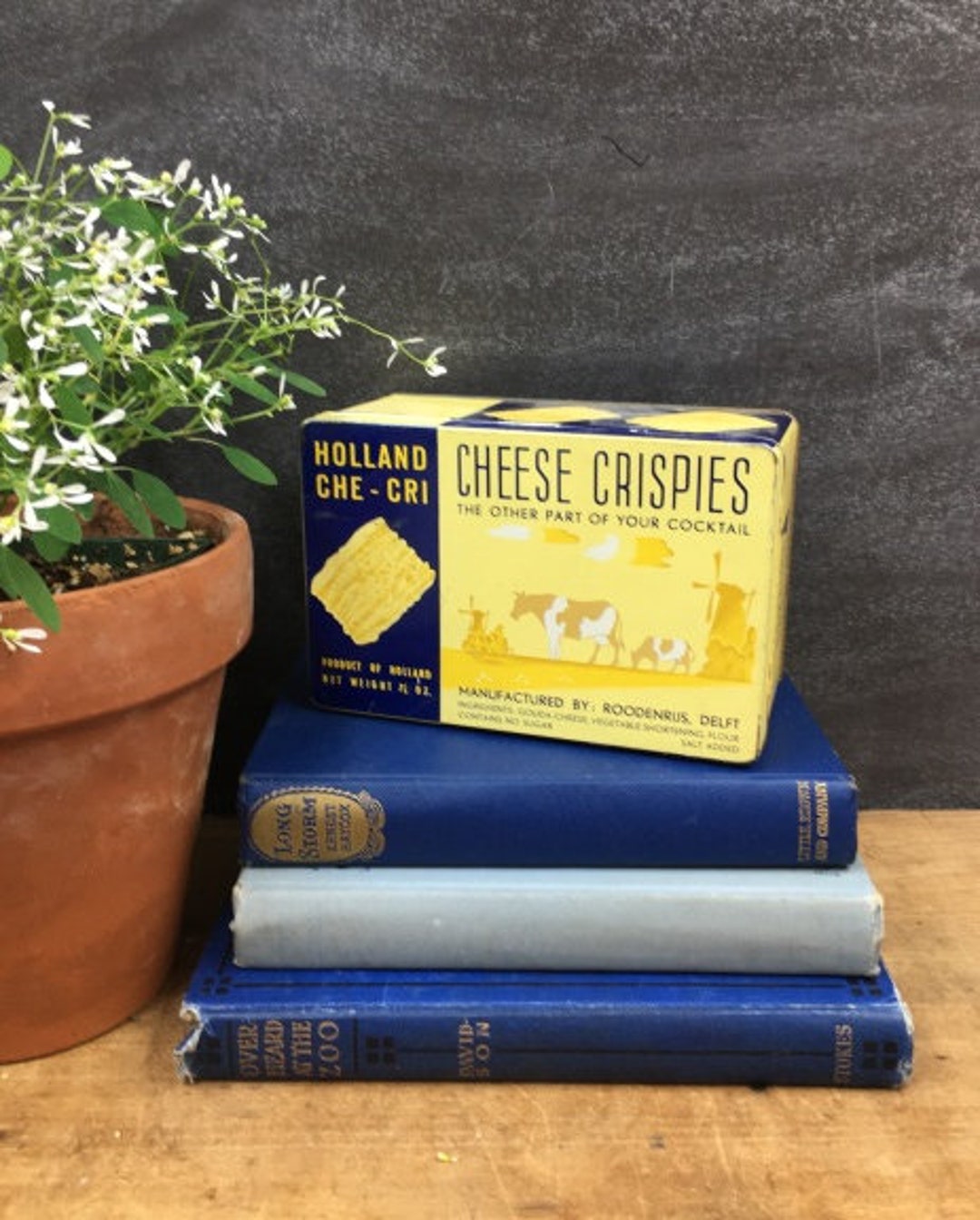 Cracker Tin Cheese Crispies Cracker Tin Holland Che Cri Kitchen ...