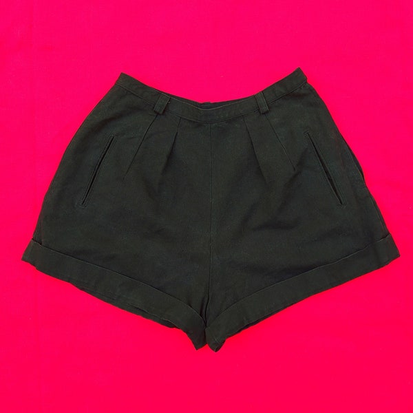 Black Booty Shorts - Etsy