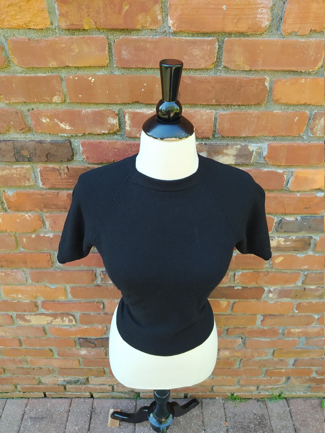 1950s Babelicious Schwarz Bertha Pullover Vintage 50er - Etsy.de