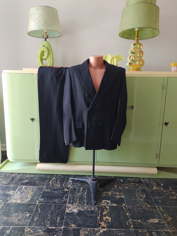1930s 1940s Gary Gallant Gangster Suit / Vintage 30s … - Gem