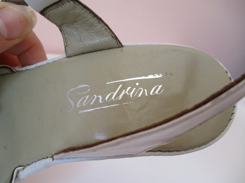 1940s Sensational Slingback Sandals / French Deadstock Vintage 40s ...
