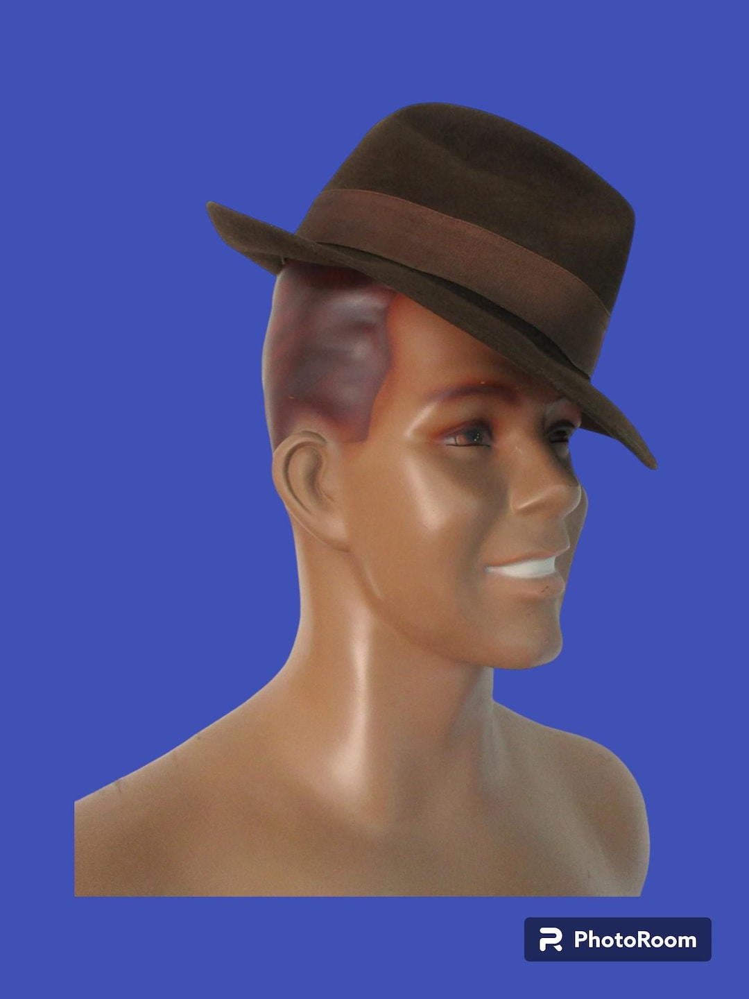 1940s Greg the Gangster Hat / Vintage 1940s 40s Brown Felt Men Fedora ...