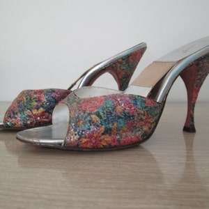 1950s Dazzling Darlene Springolators / Vintage 50s Sparkly Confetti ...