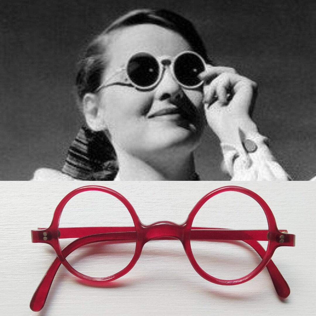 1930s Fran Finest French Frame / Deadstock Vintage 30s Clear Red ...
