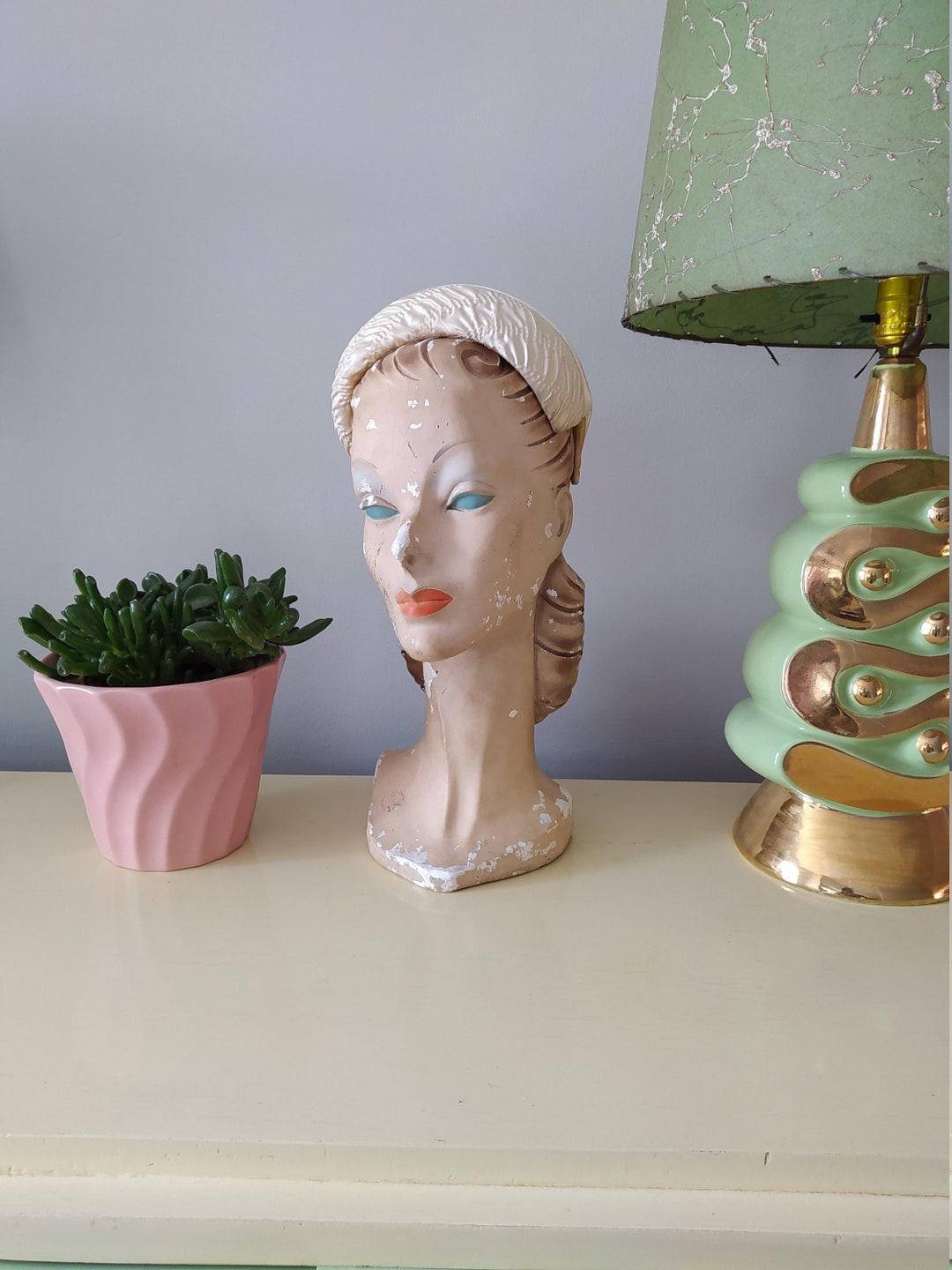 1950s Iconic Ivory Irene Hat Vintage 50s Satin Claw Caplet - Etsy
