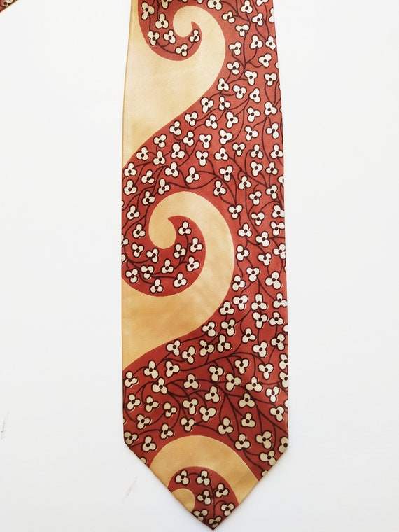 1940s Warren Bodacious Blooming Beach Wave Necktie / … - Gem