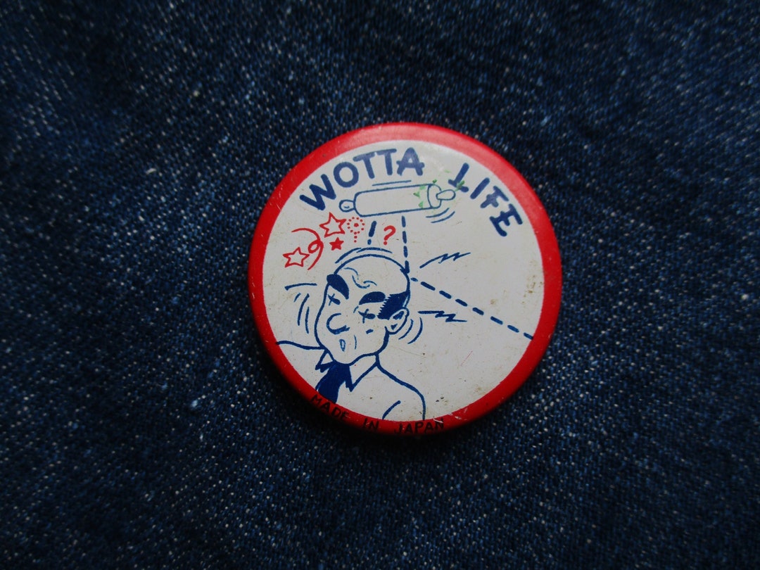 Original Vintage 1940s 40s 1950s 50s "wotta Life" Humorous Novelty ...