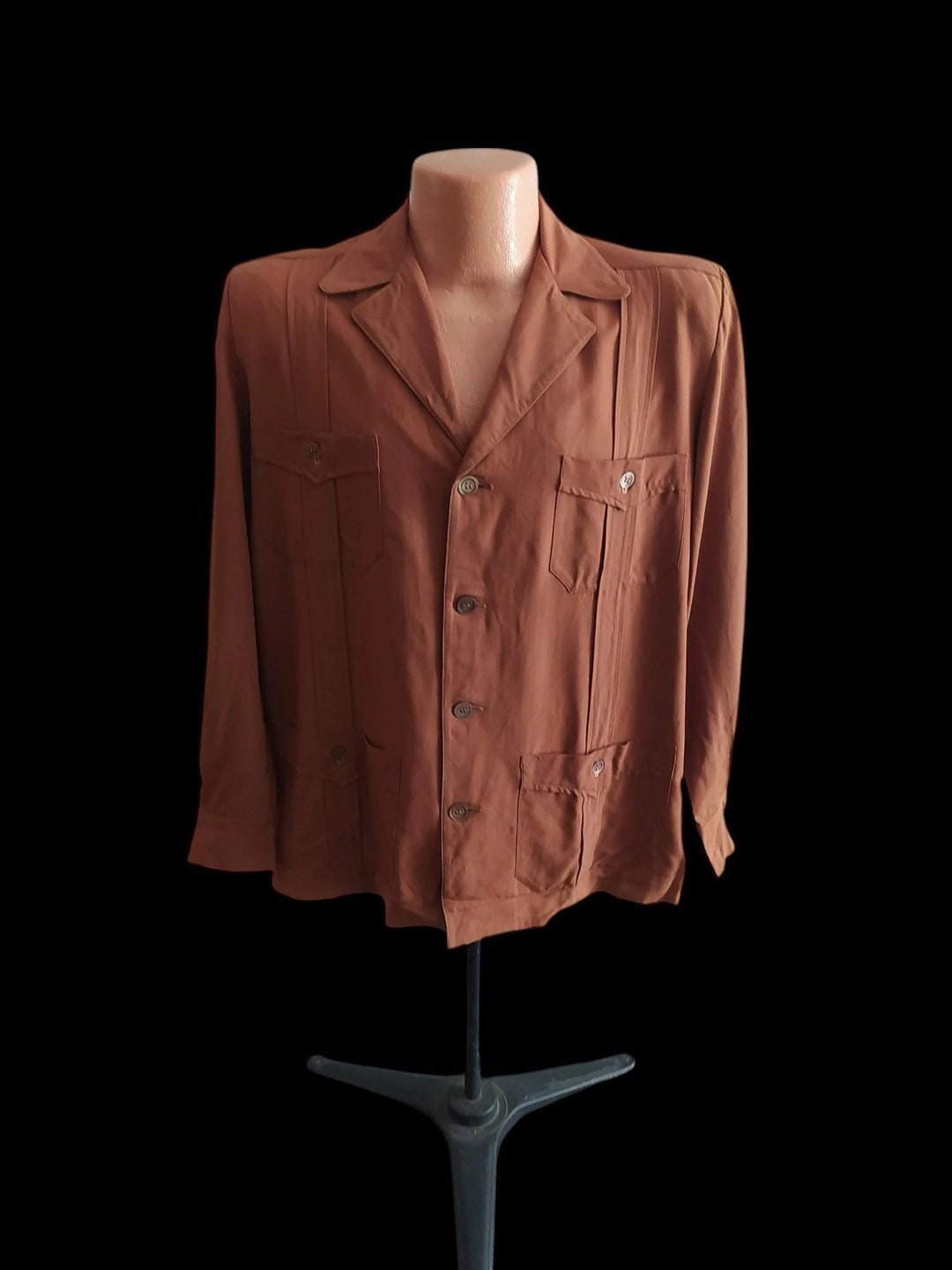 1950s Harry Handsome Hepcat Hollywood Jacket / Vintage 50s Cinnamon ...