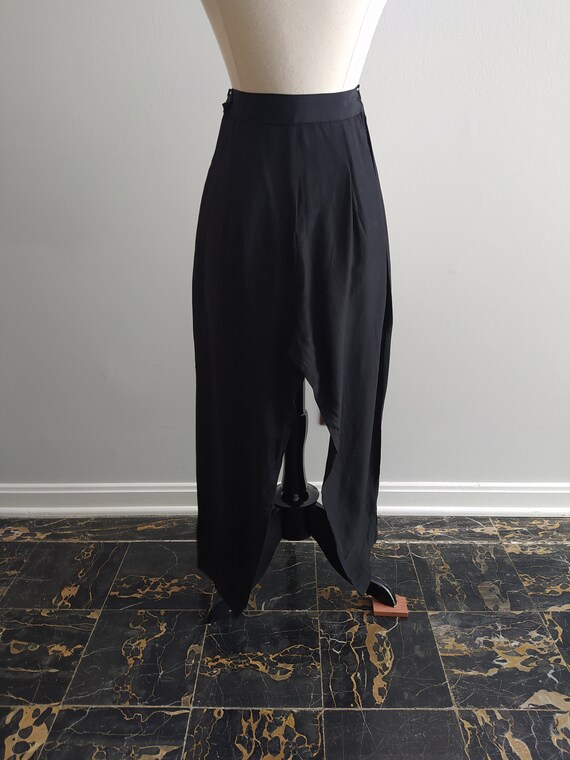 1940s Amelia Amazing Art Deco Pants / Vintage 40s Ink… - Gem
