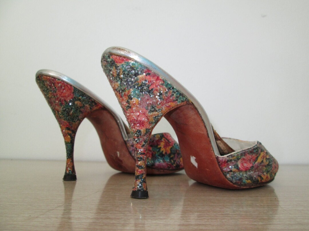 1950s Dazzling Darlene Springolators vintage 50s Sparkly Confetti ...