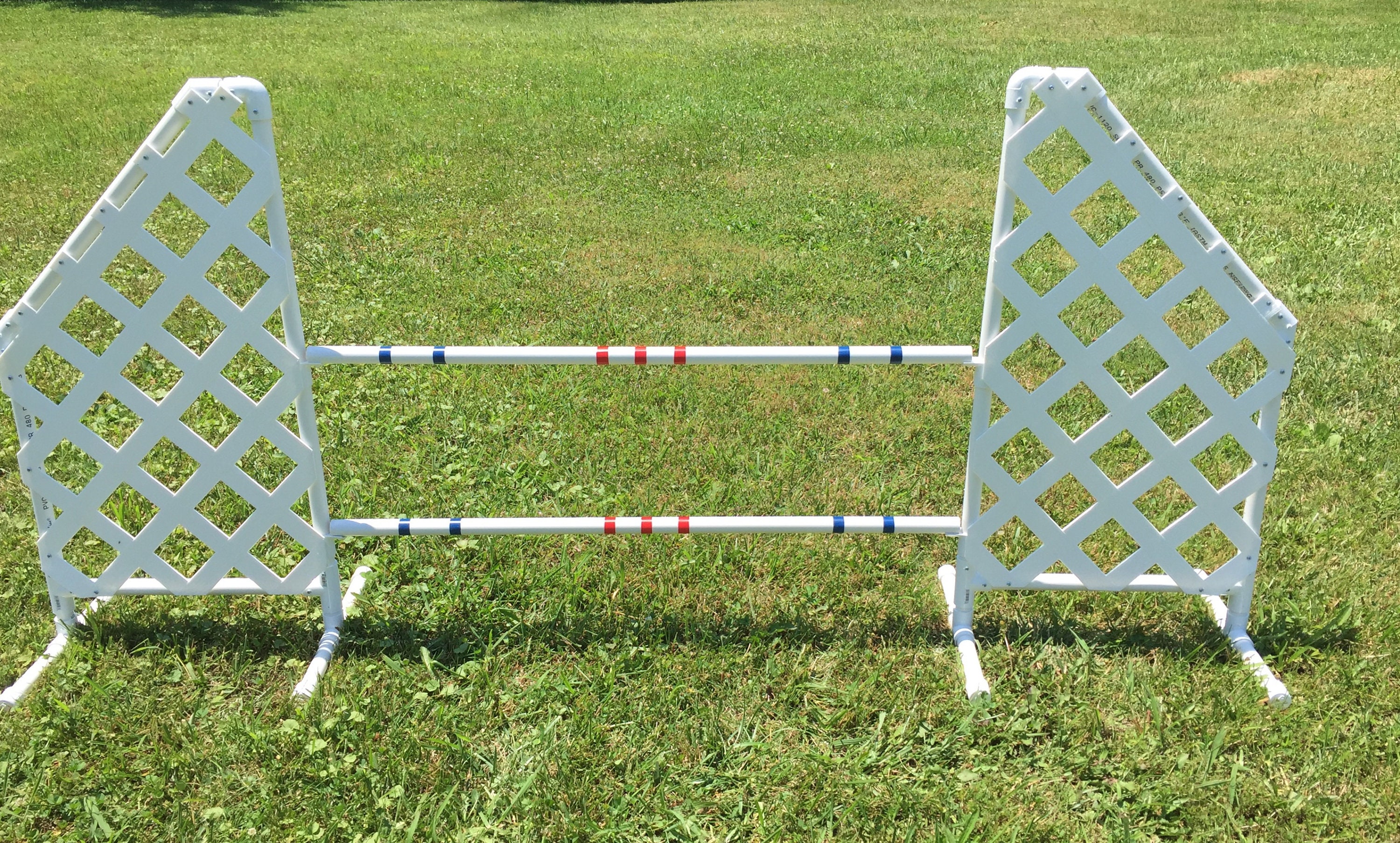 Dog Agility Equipment Wing Jump and Bar Jump Combo set | Etsy