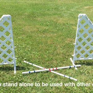 Dog Agility Training Wing Jump Slanted Style FREE US Shipping. Buy More ...