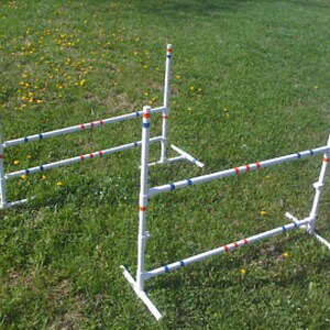 Dog Agility Equipment Training Bar Jump and PVC Ring Jump FREE US ...