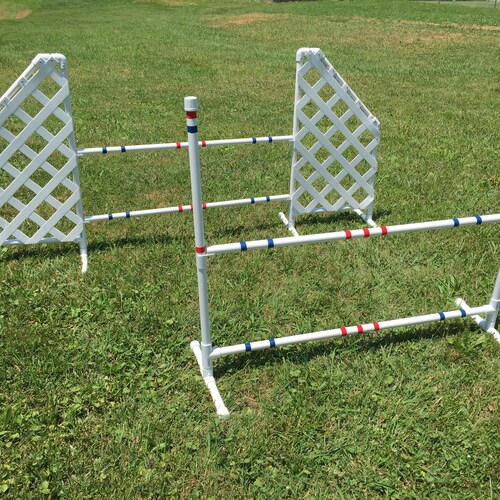 Dog Agility Equipment Wing Jump and Bar Jump Combo Set - Etsy