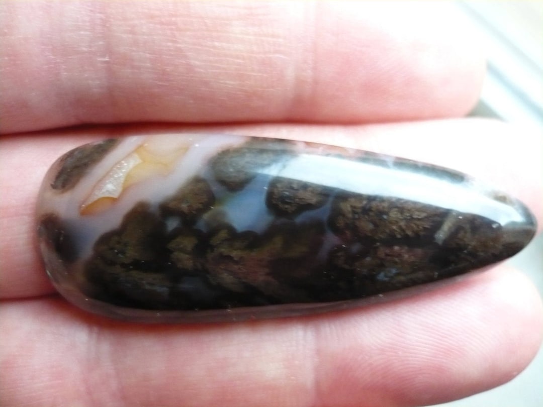 Large Plume Agate With Pyrite (from the Woodward Ranch, Texas) - Etsy