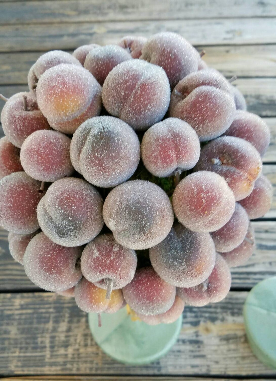 Sugared Fruit Christmas Topiary: Holiday Mantel Decor - Etsy