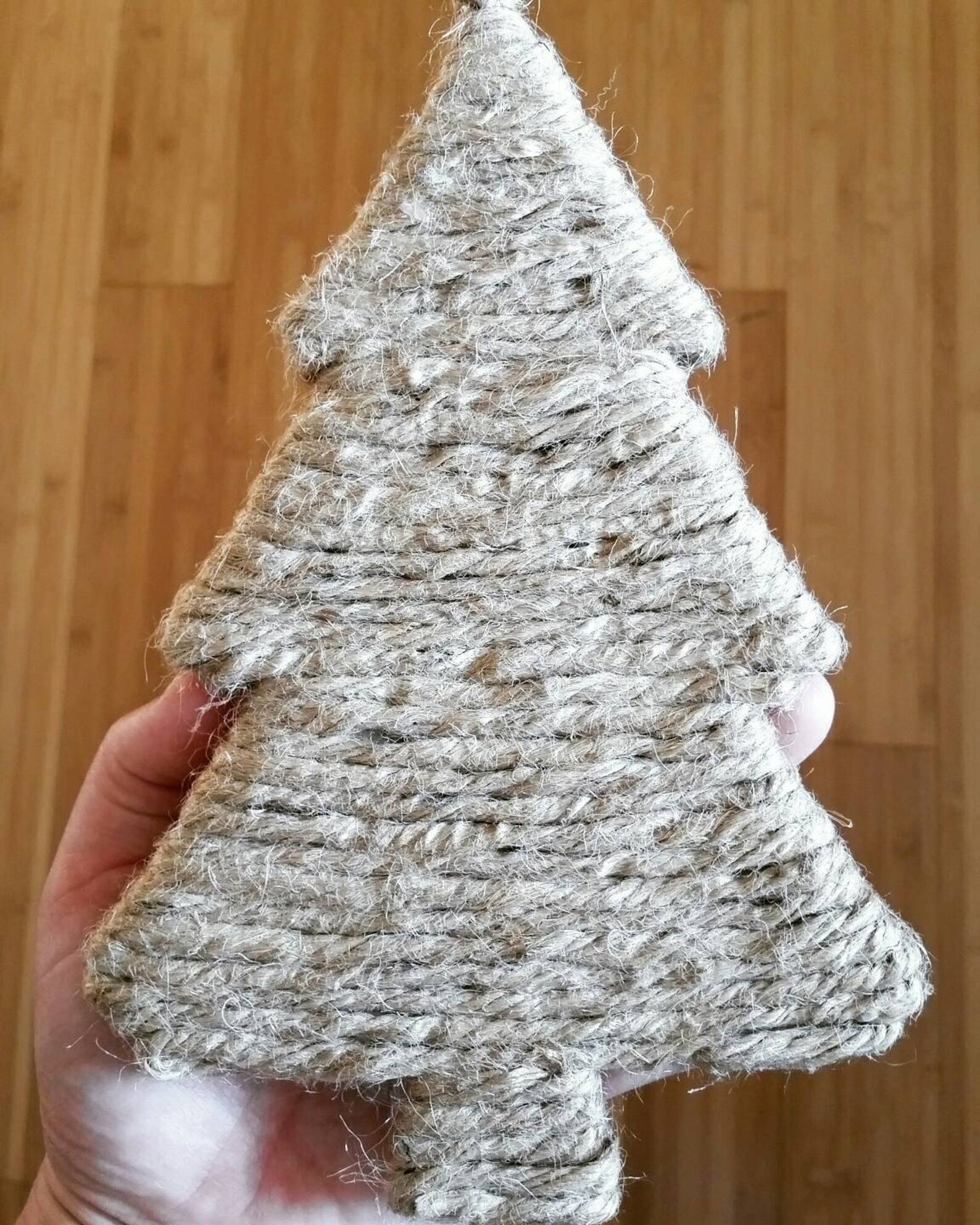 Christmas Ornament Jute Rope Christmas Tree - Etsy