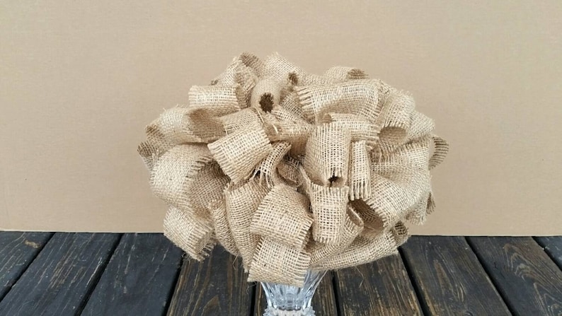 Christmas Tree Topper Rustic Burlap Tree Topper - Etsy