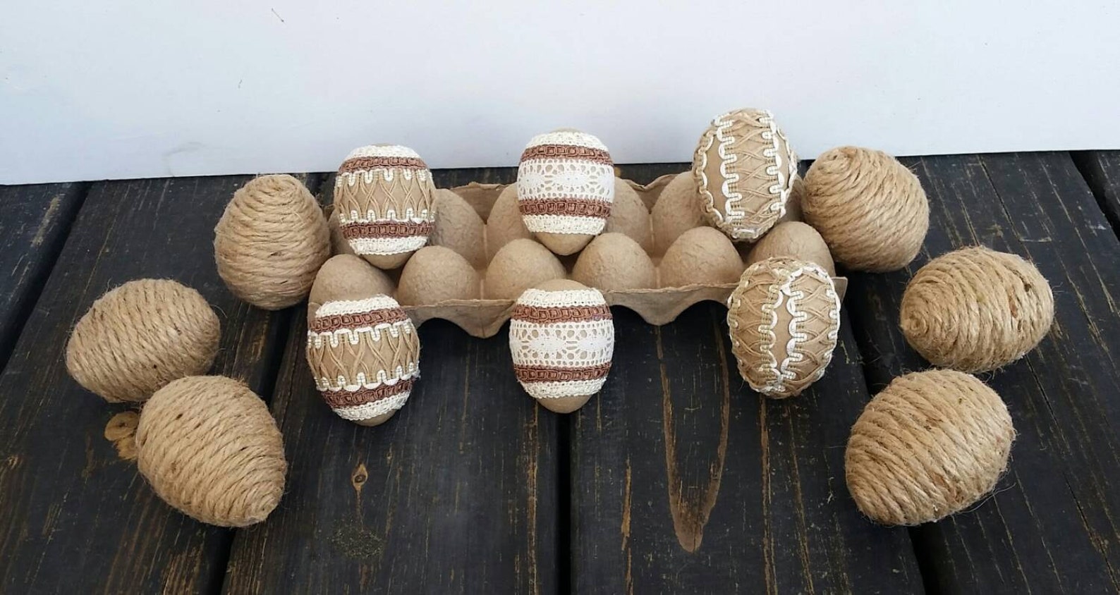 Decorative Easter Eggs Rustic Eggs - Etsy