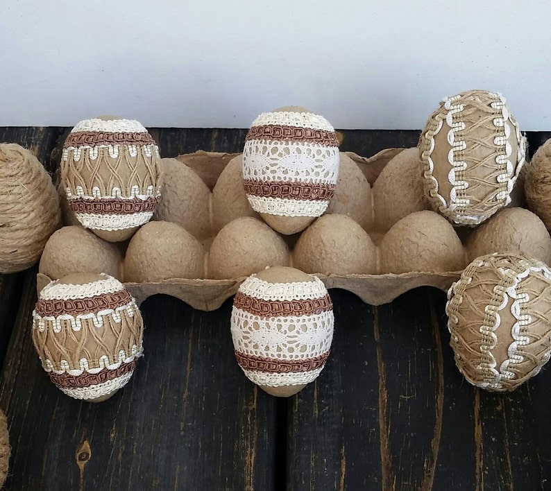 Decorative Easter Eggs, Rustic Eggs - Etsy