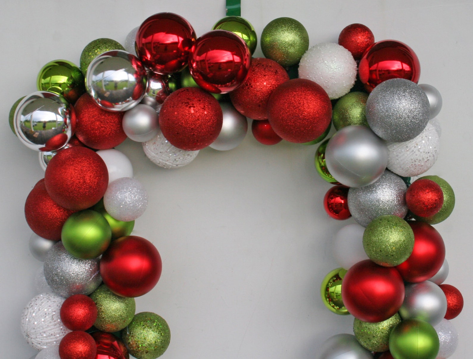 Christmas Wreath Holiday Wreath Ornament Wreath Rectangular - Etsy