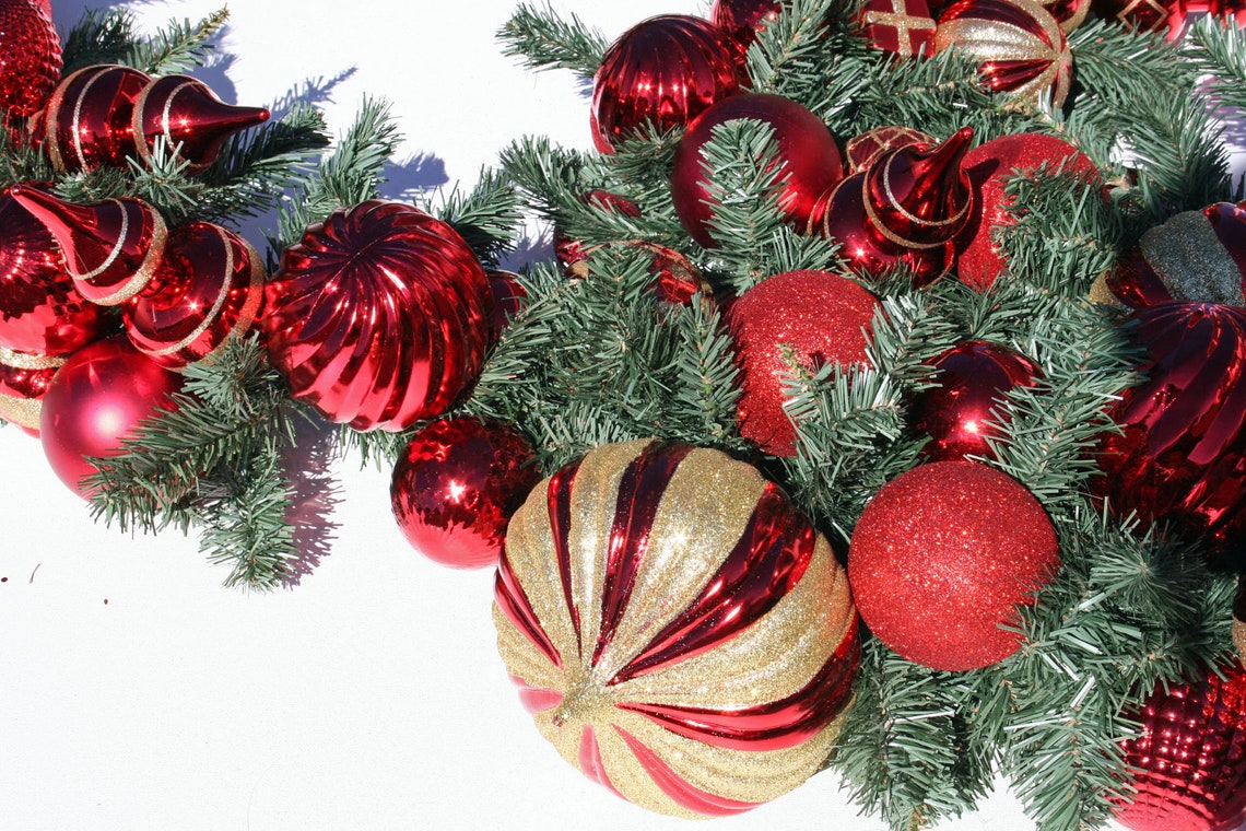 Christmas Garland Holiday Garland Mantel Garland Fireplace | Etsy